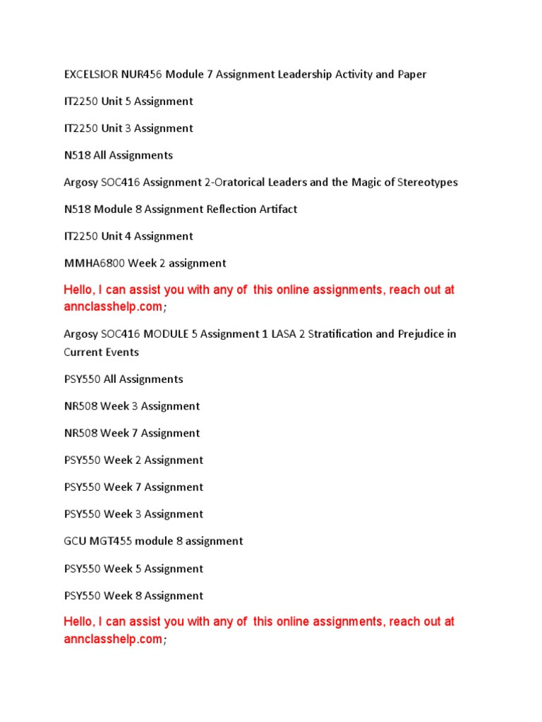 Online Assignment Expert 85 | PDF