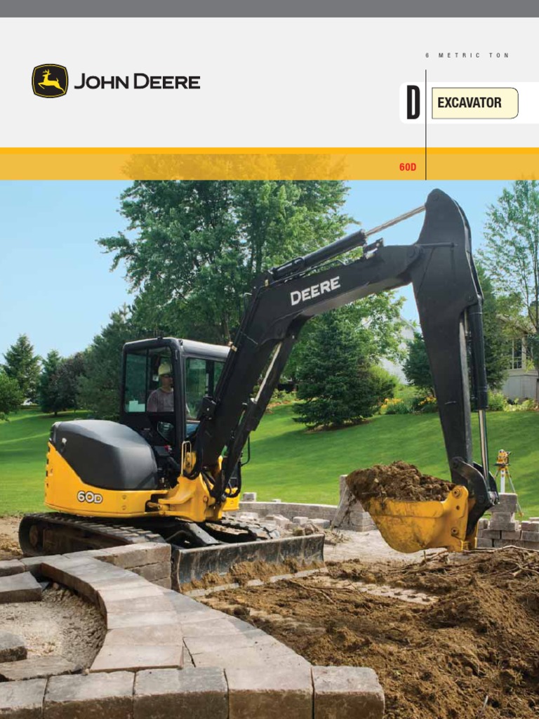 John Deere 60D Excavator Specifications | PDF | Engines | Truck