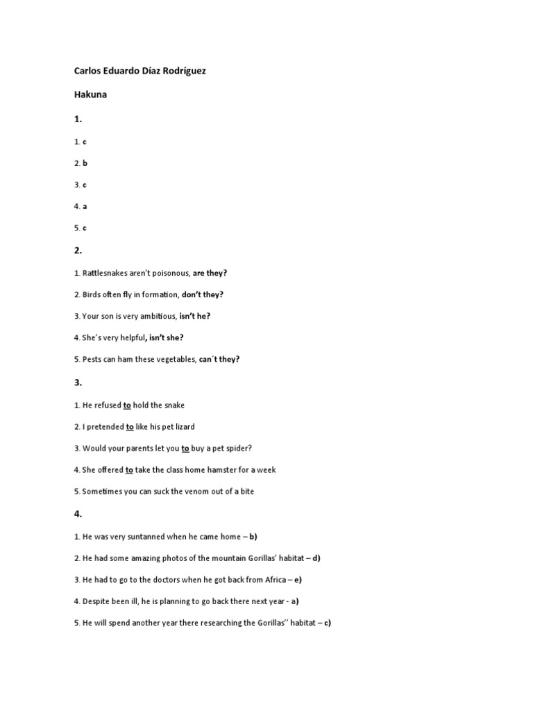 Exam Berlitz - CarlosDíaz | PDF | Home & Garden | Science & Mathematics