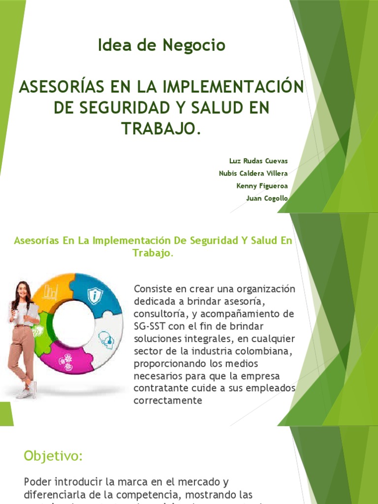 Idea de Negocio - SST | PDF | Calidad (comercial) | Inversiones