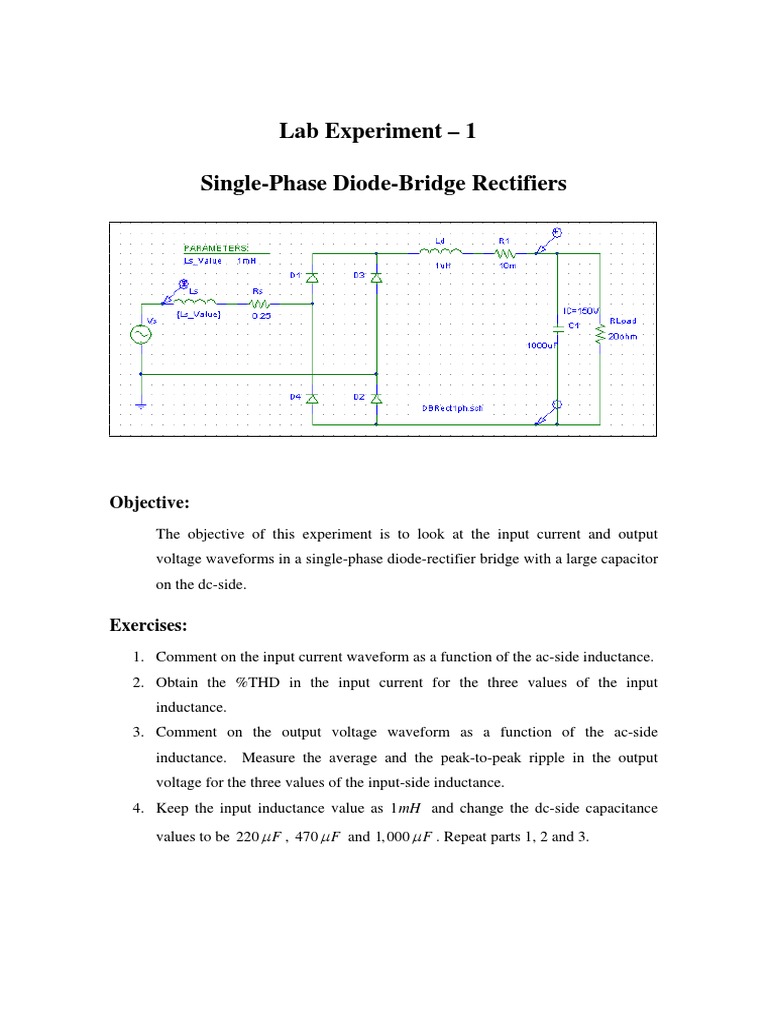 Lab Experiment - 1: Objective | PDF
