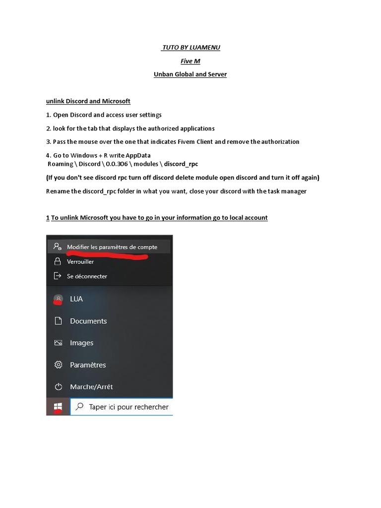 Unban Yourself From Fivem | PDF
