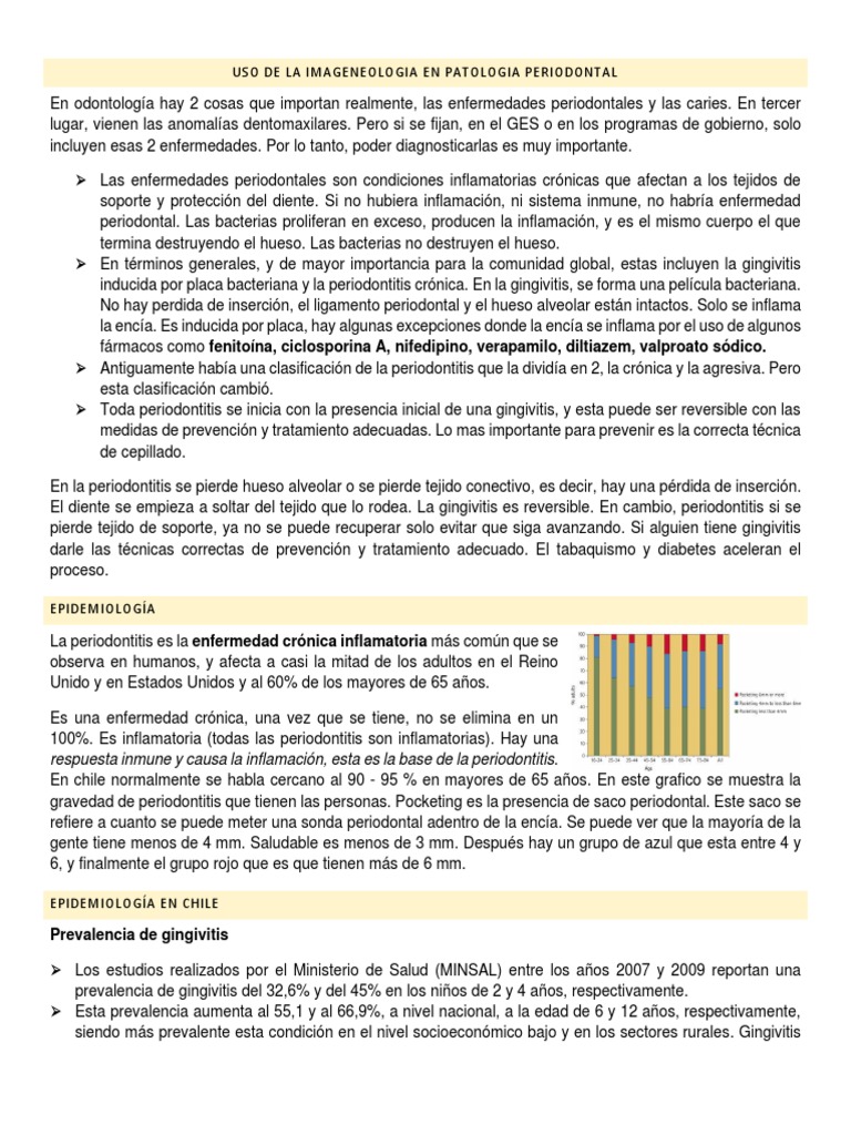 Clase 3 Diagnostico de Enf Periodontal | PDF | Odontología | Ciencias ...