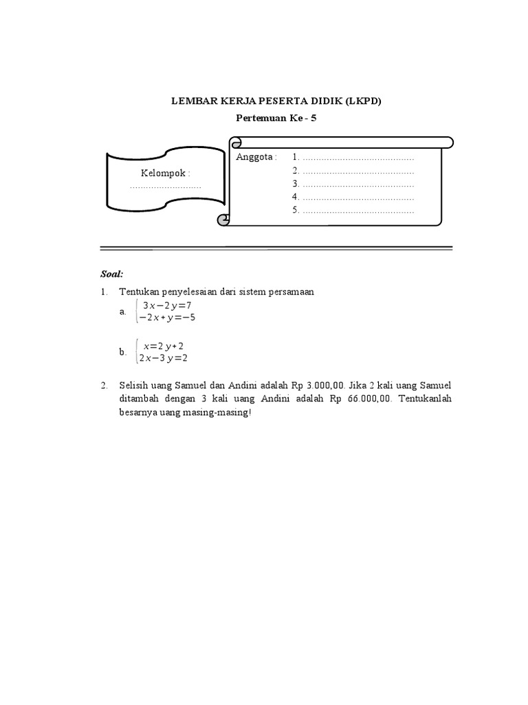 LKPD P5 | PDF