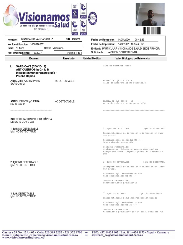 Resultado Laboratorio Clinico-99553 | PDF | Anticuerpo | Inmunología