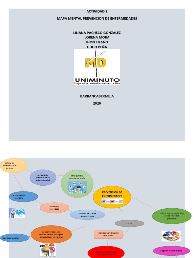 Actividad 2 Mapa Mental Prevencion de Enfermedades | PDF | Asistencia sanitaria preventiva ...