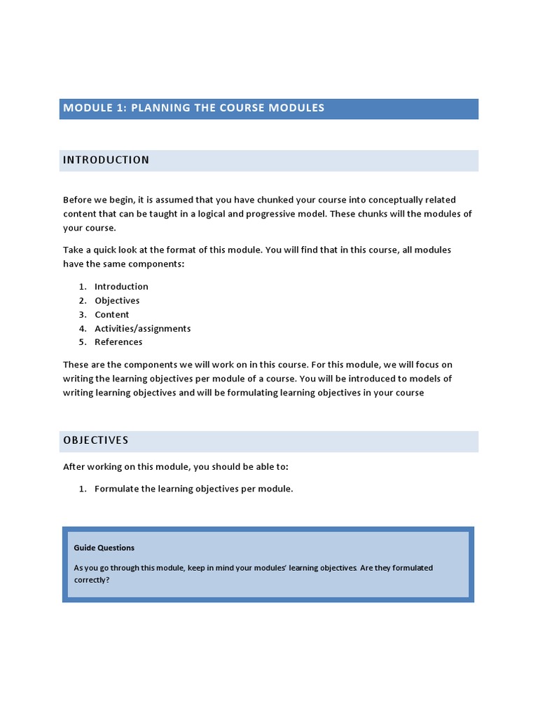 Online Learning Module Template (1/4) | PDF | Neuropsychological ...
