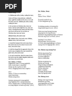 Kanta Sa Simbahan | PDF | Nature