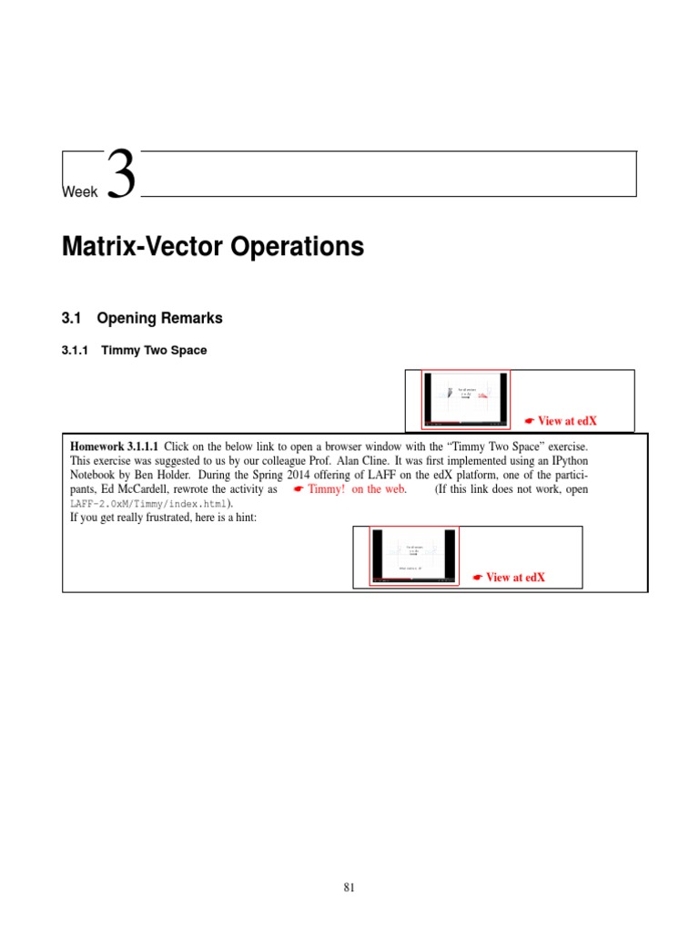 Week3 PDF | PDF | Matrix (Mathematics) | Matrix Theory