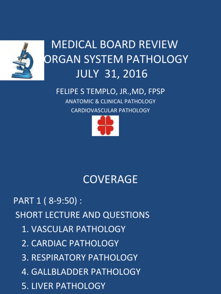 Comprehensive Review of Organ System Pathology with a Focus on ...