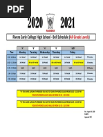 Harmony High School Bell Schedule | PDF