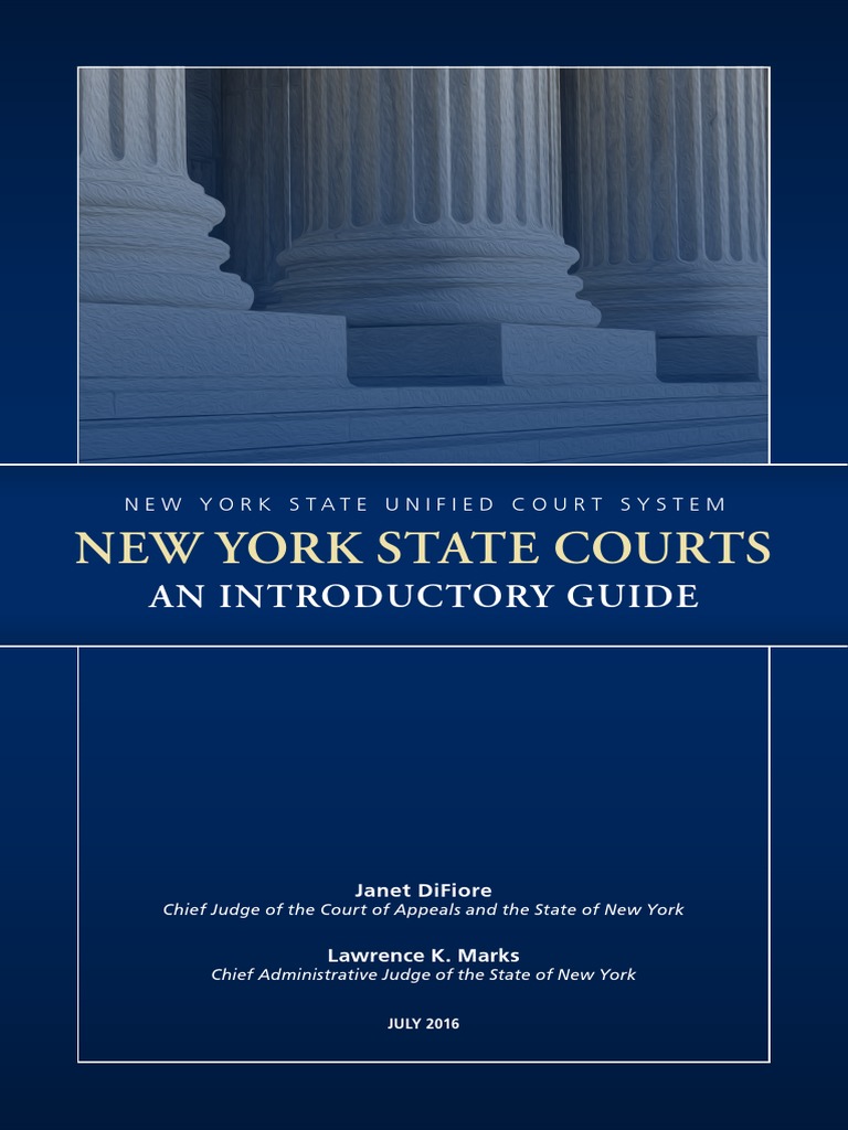 New York State Courts: An Introductory Guide | PDF | County Court ...