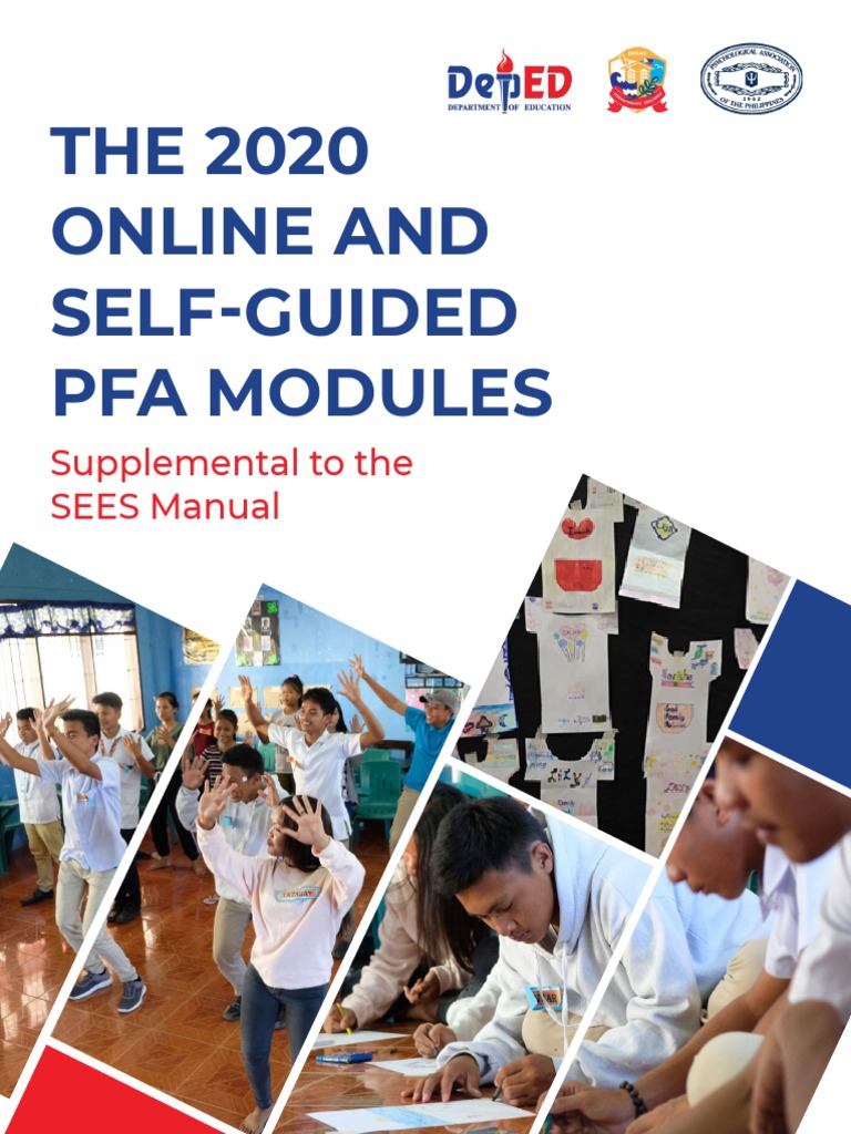 THE 2020 Online and Self-Guided Pfa Modules: Supplemental To The SEES ...