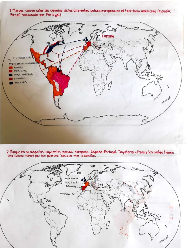 Mapa de los Viajes de Colón en 1492 | PDF | Cristobal colon ...