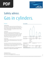 Gas Cylinder Size Praxair | PDF | Volume | Physical Quantities