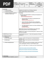 Sample ALS Weekly Lesson Log | PDF | Life | Learning