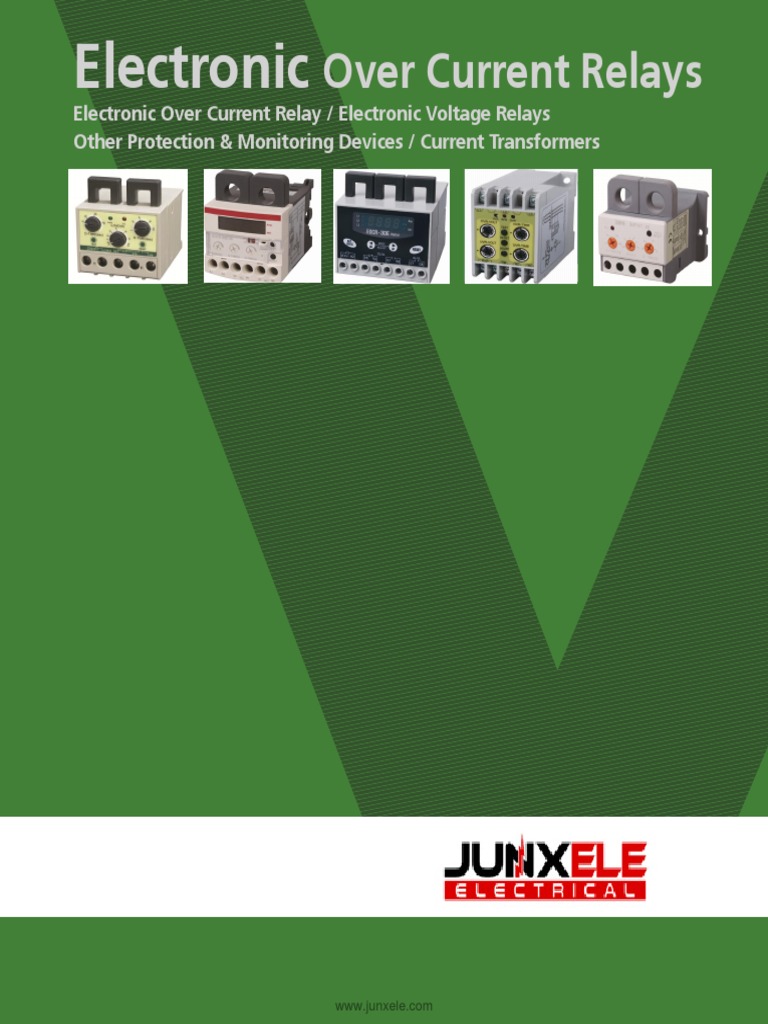 Junxele Relay Catalog | PDF | Relay | Electric Motor