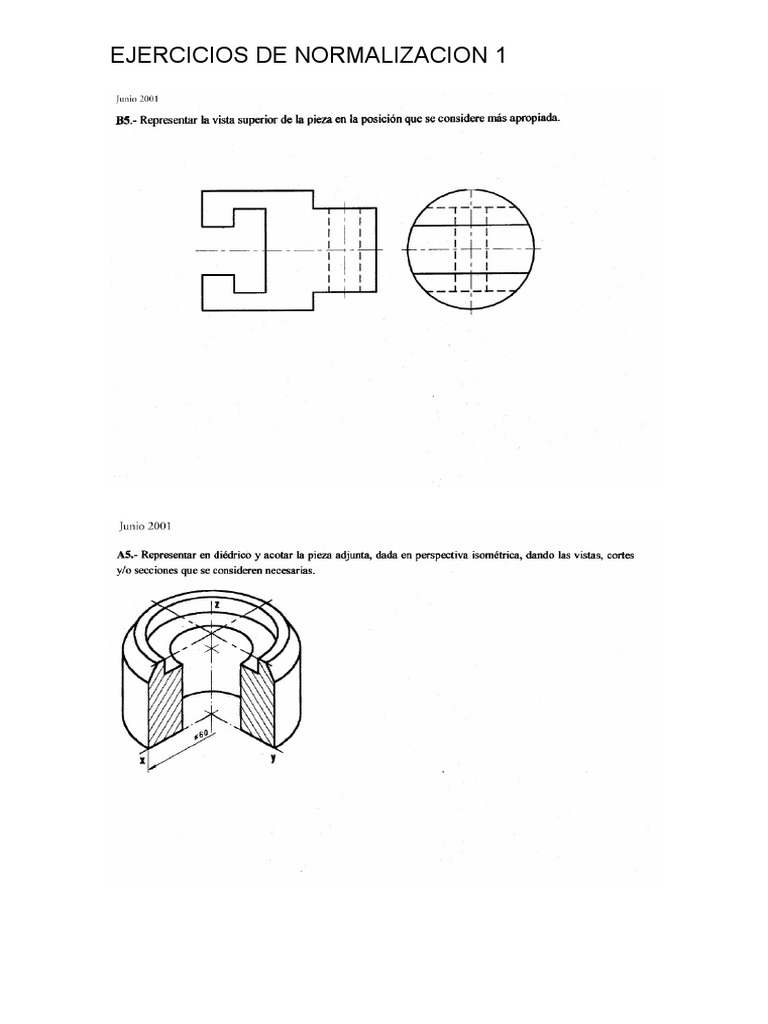 Ejercicios de Normalizacion Selectividad PDF | PDF