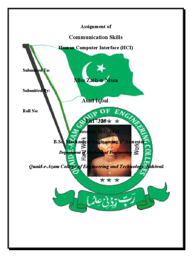 Communication Skills: Assignment of | PDF