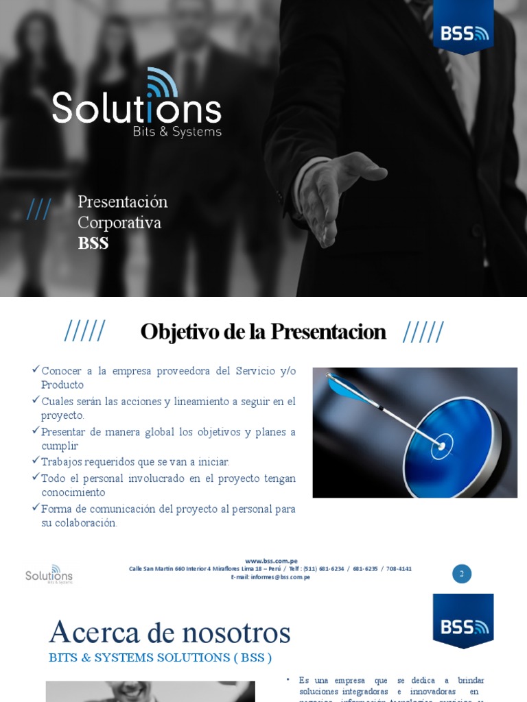 Propuestas Del Proyecto BSS ERP (KICKOFF) | PDF | Planificación de ...