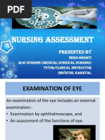 Nursing Assessment of Eye | PDF