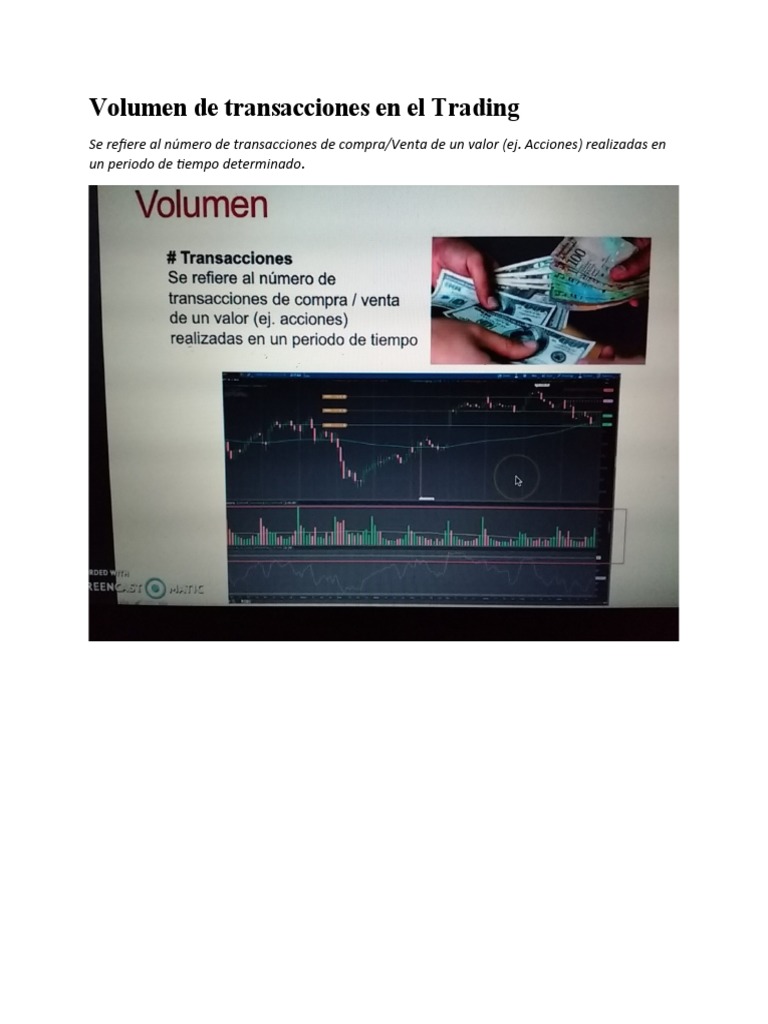 Volumen en El Trading | PDF