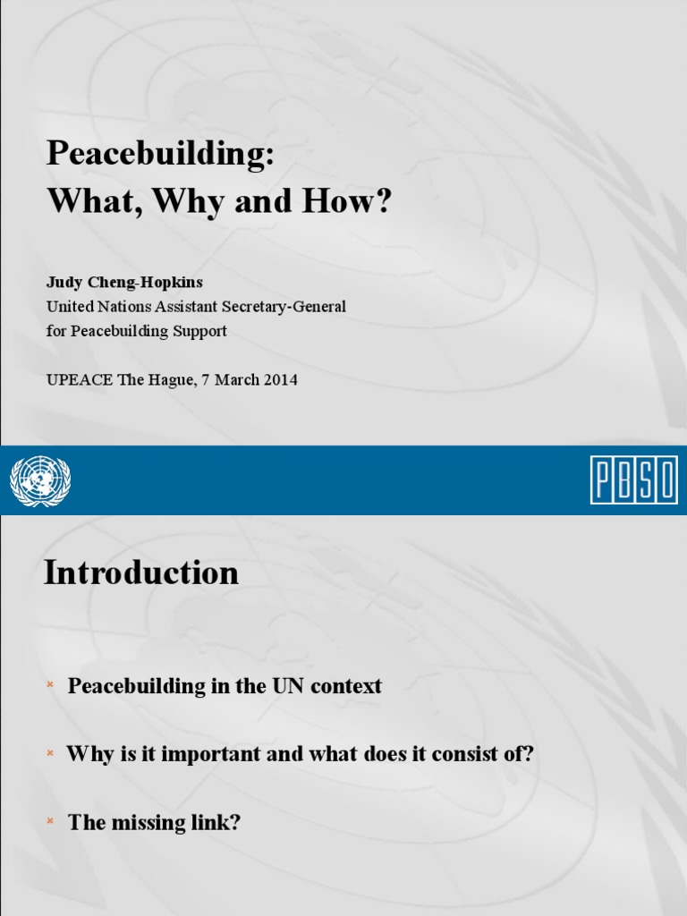 Peacebuilding for All: Overcoming the Gender Bias in Post-Conflict ...
