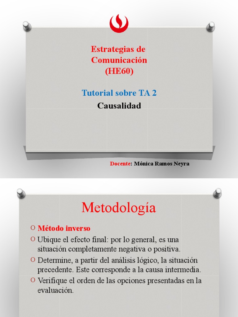 Retroalimentación MTA2 - Causalidad | PDF