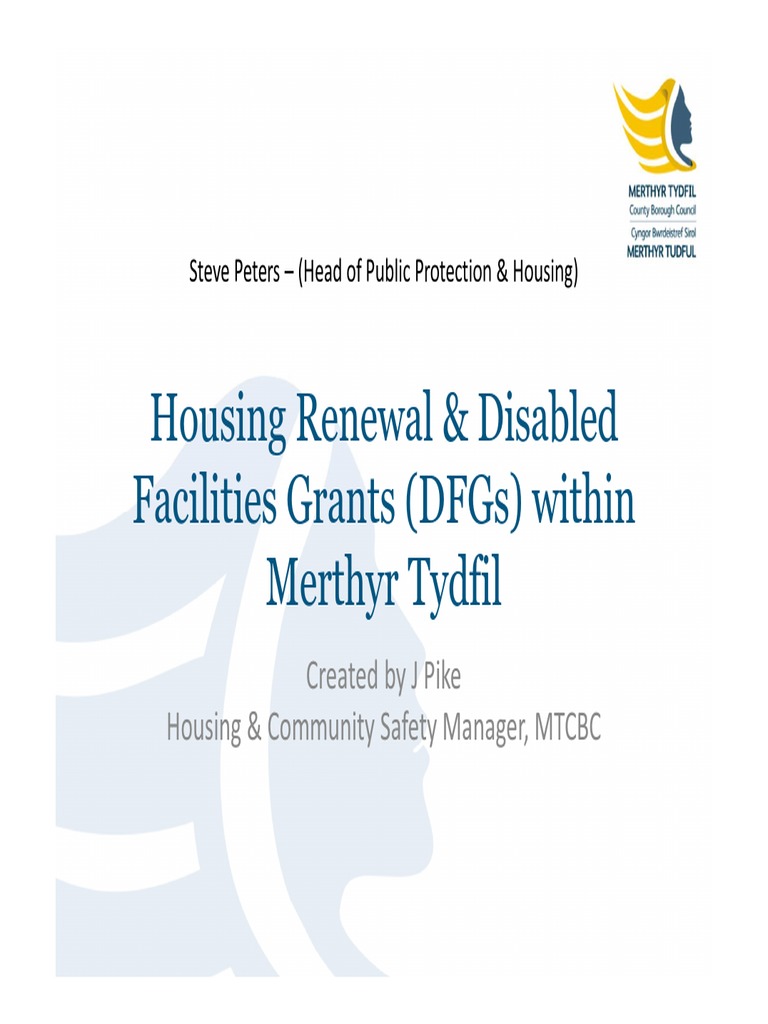 Housing Renewal DFGs | PDF | Government | Business