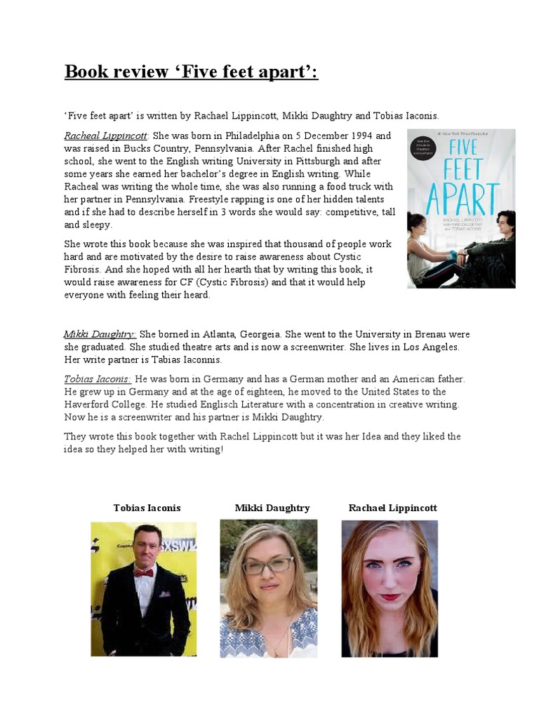 Book Review Five Feet Apart | PDF