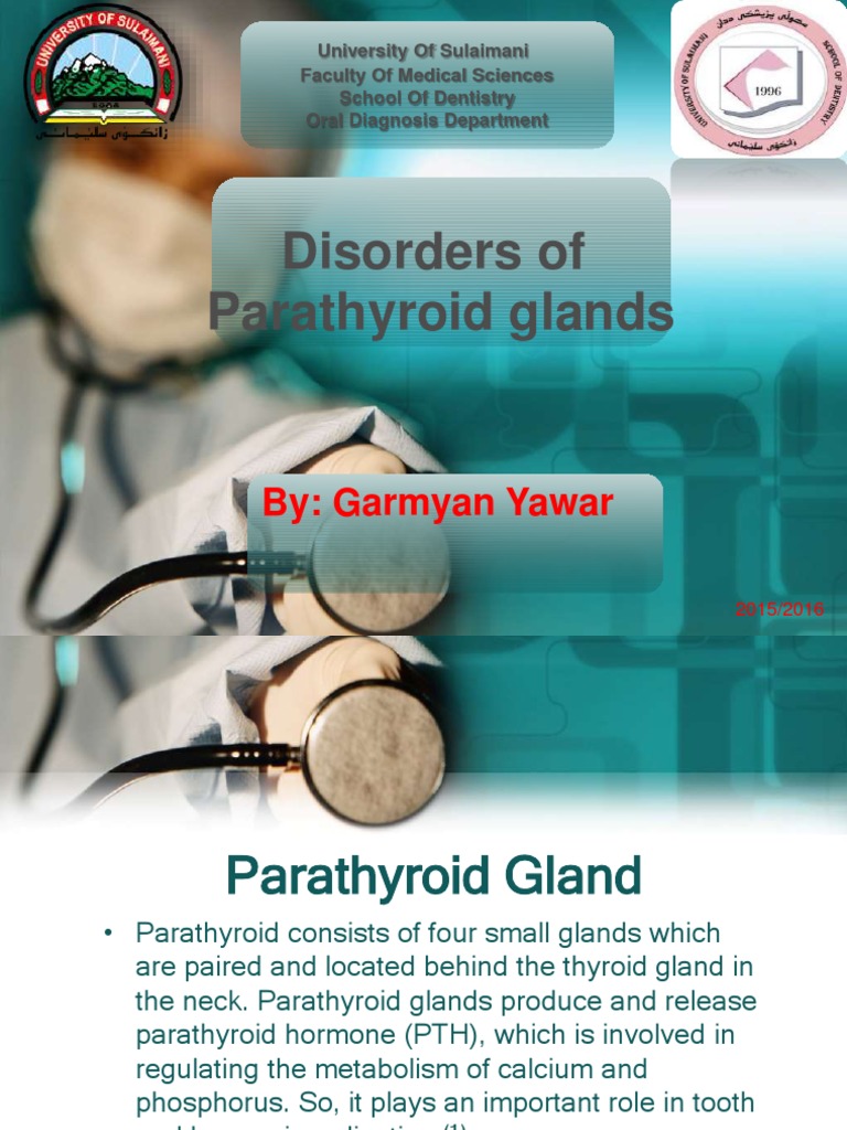 Disorders of Parathyroid Gland | PDF | Parathyroid Gland | Medical ...