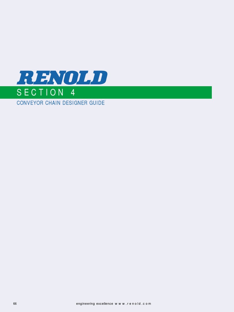 Section 4: Conveyor Chain Designer Guide | PDF