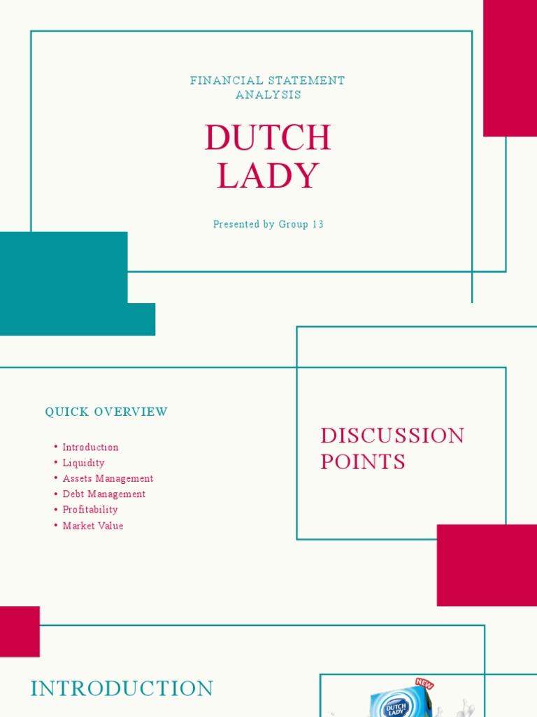 Dutch Lady: Financial Statement Analysis | PDF | Net Income | Revenue