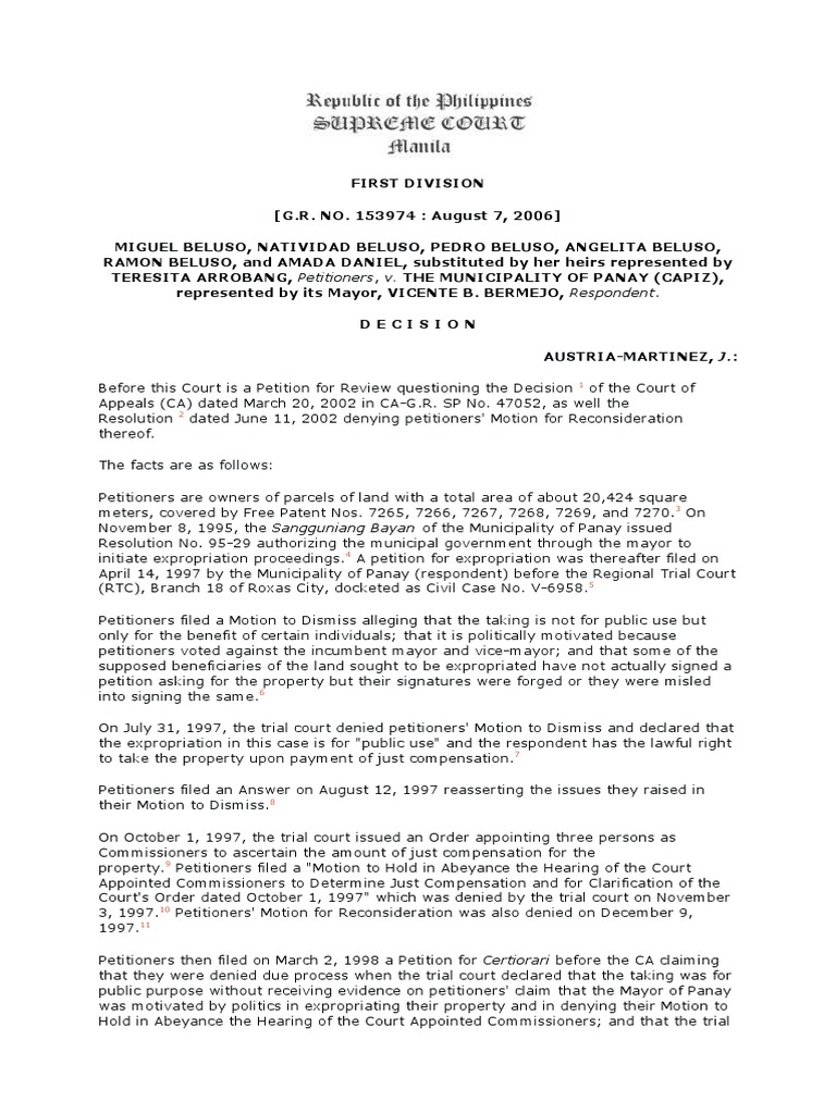 Case On Expropriation LGU | PDF | Eminent Domain | Public Law