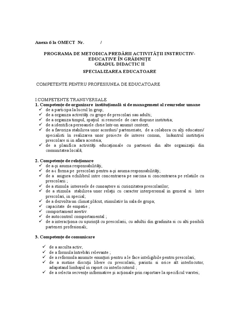 1072 - Metodica Activitatilor Instructiv Educative Gradinita GR - II ...