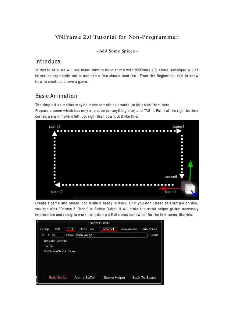 Vnframe 2.0 Tutorial For Non Vnframe 2.0 Tutorial For Non-Programmer | Download Free PDF ...