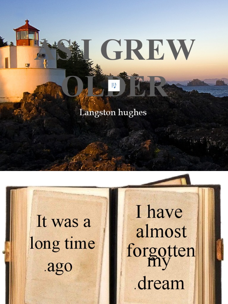 As I Grew Older: Langston Hughes | PDF