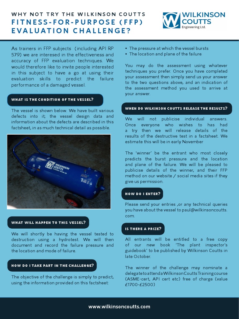 WCET FFP Challenge Factsheet | PDF | Building Materials | Building ...