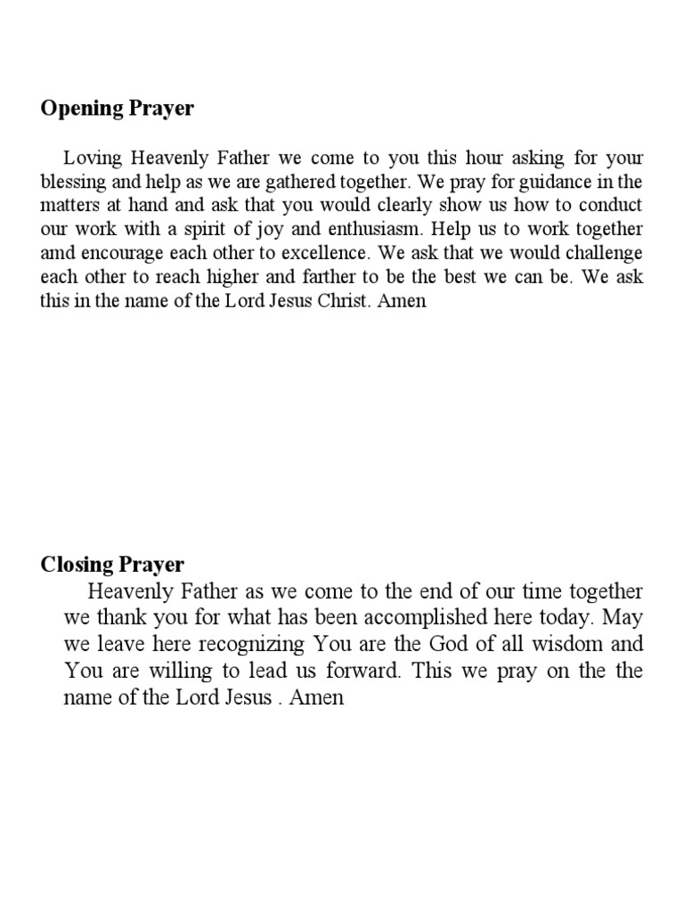 Prayer | PDF