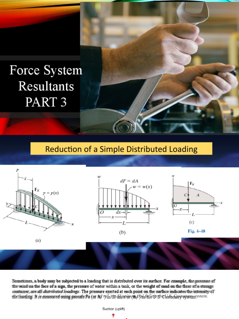 Distributed Load | PDF | Force | Pressure