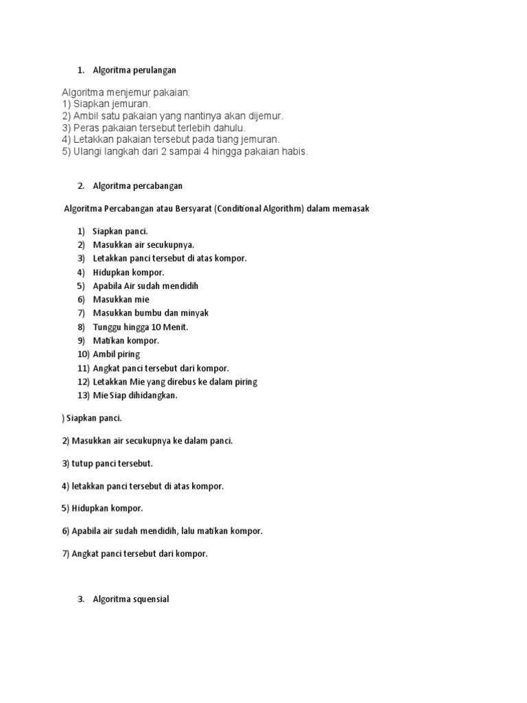 Algoritma Perulangan Pdf