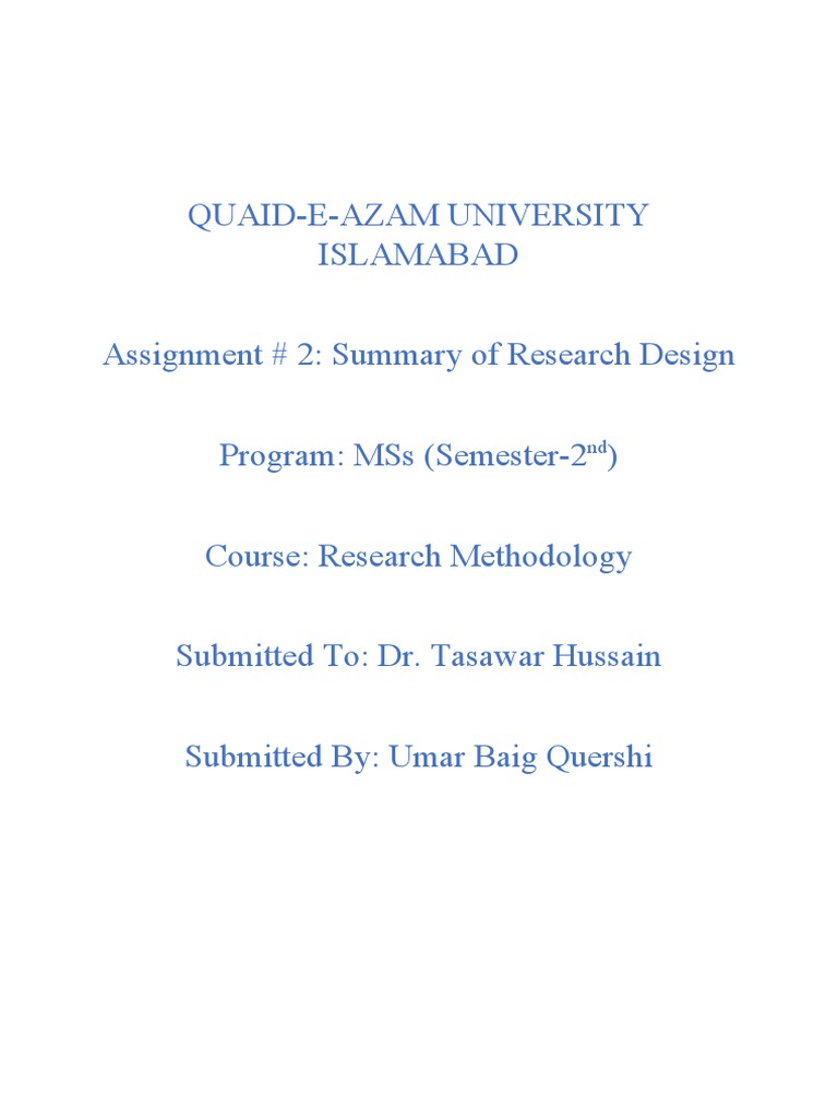 Research Design | PDF | Research Design | Experiment