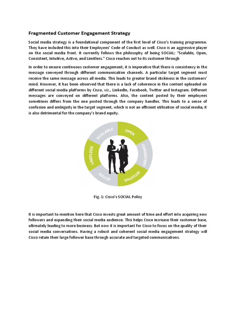 Fragmented Customer Engagement Strategy | PDF | Social Media | Popular ...