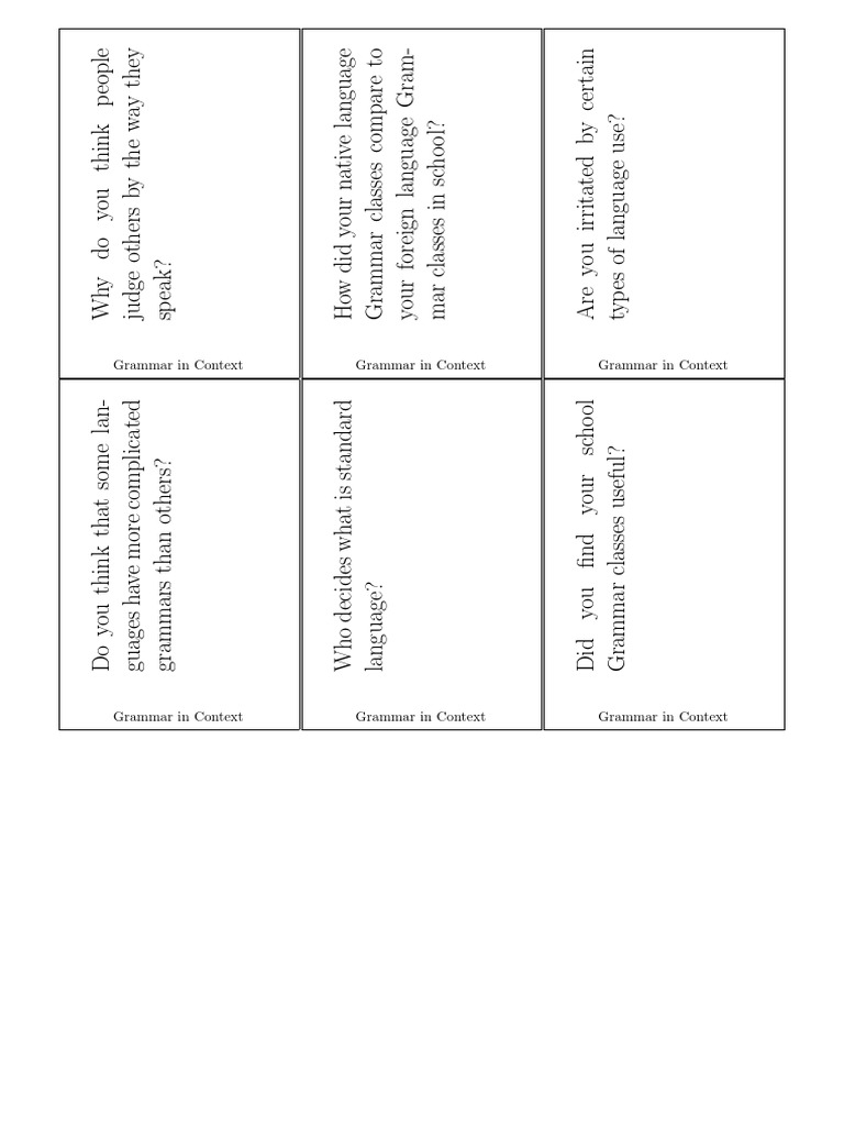 Grammar in Context Grammar in Context Grammar in Context | PDF ...