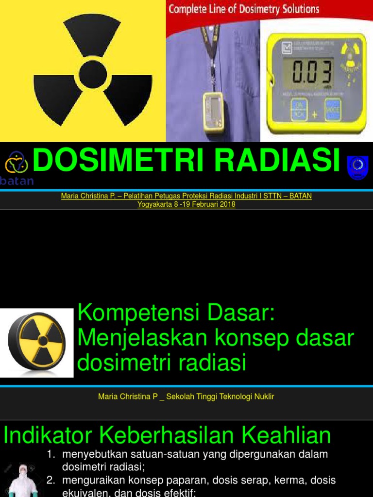 Sesi 7 - Dosimetri | PDF