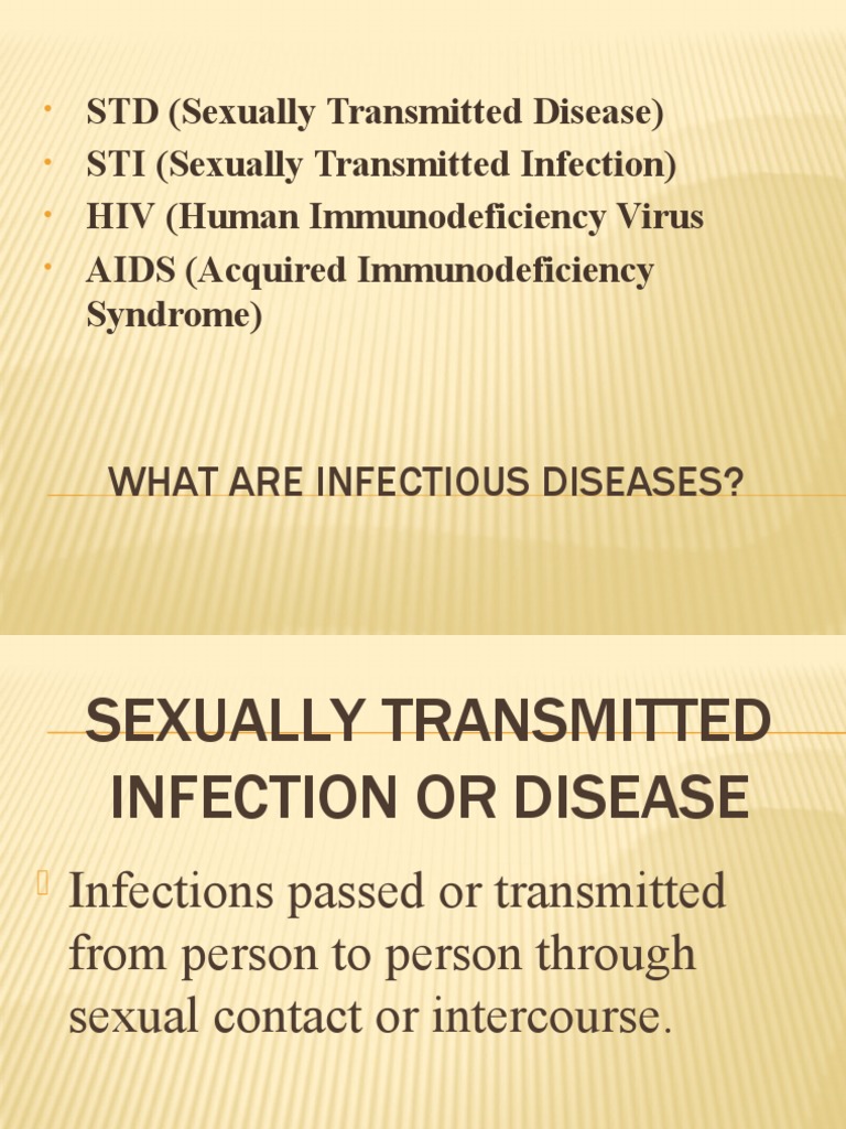 STD (Sexually Transmitted Disease) STI (Sexually Transmitted Infection ...