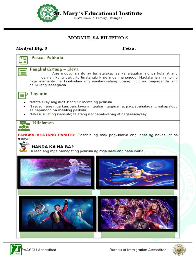 Fil. 6 Module 8 | PDF