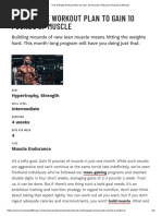 Jim Stoppani's 12-Week Shortcut To Size PDF | PDF | Computing And ...