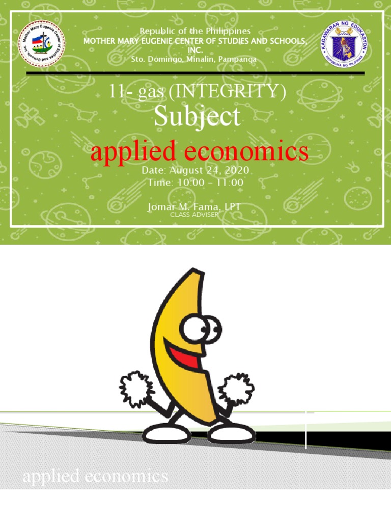 Introduction To Applied Economics | PDF | Economics | Income