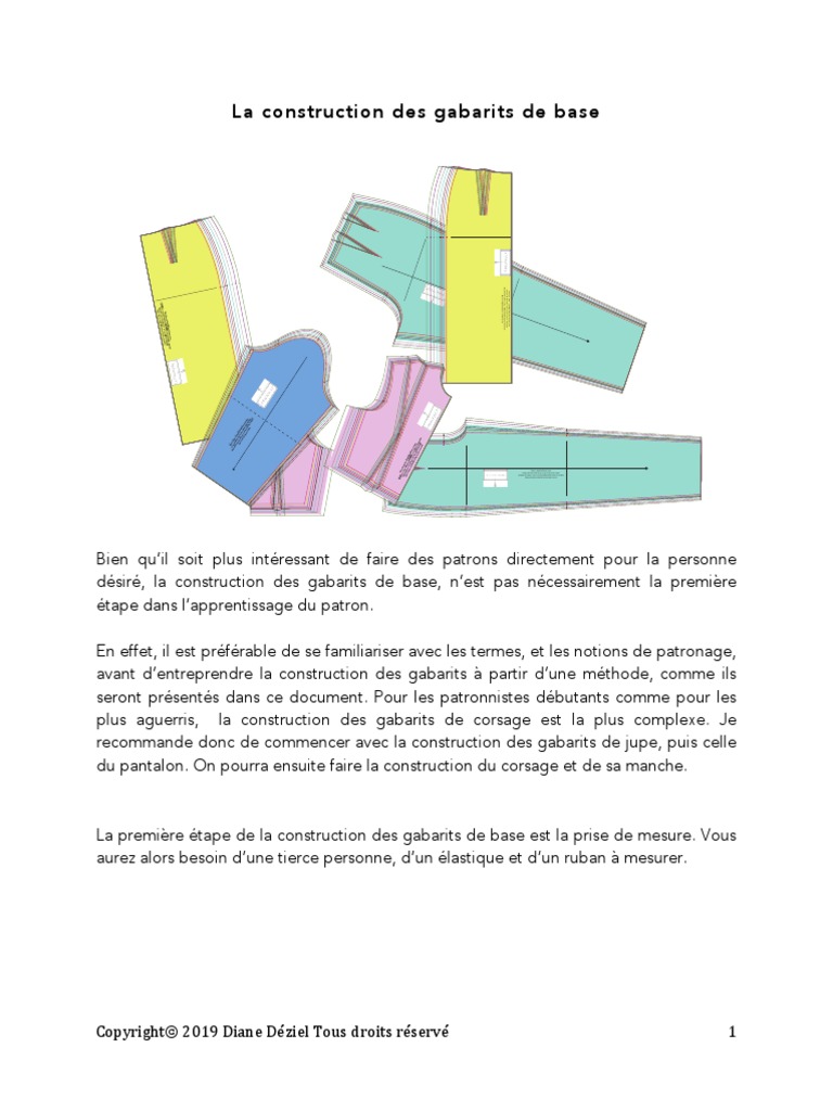 Construction Des Gabarits PDF | PDF | Business